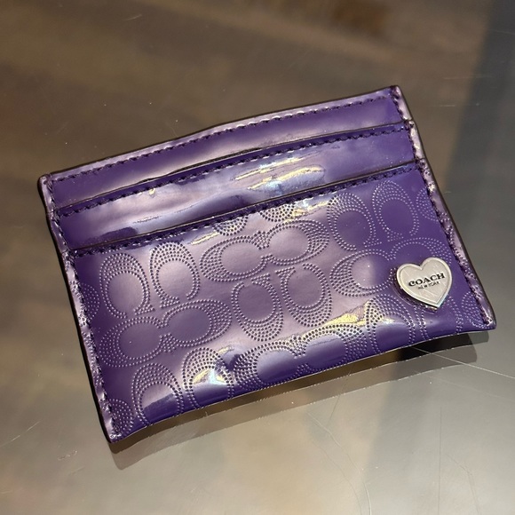 Coach | Bags | Purple Coach Wallet | Poshmark